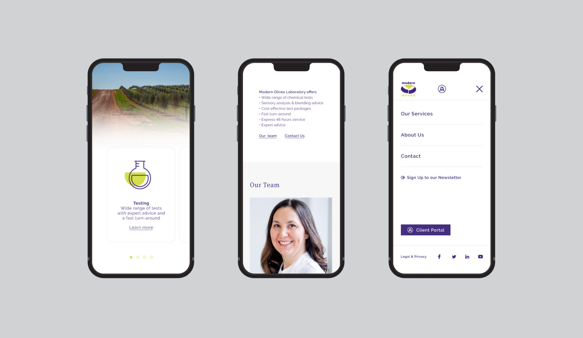 Modern Olives — Fett — Brand strategy and digital design.